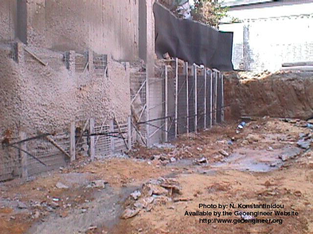 Deep Excavation supported by Berlinoise-type system in Chania, Greece ...
