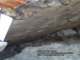 Weathered Shale slip surface, North of Iran | Geoengineer.org