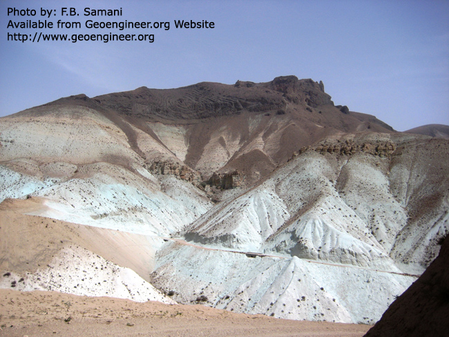 Oligo-Miocene volcanic rocks, NW Iran, Zanjan province | Geoengineer.org