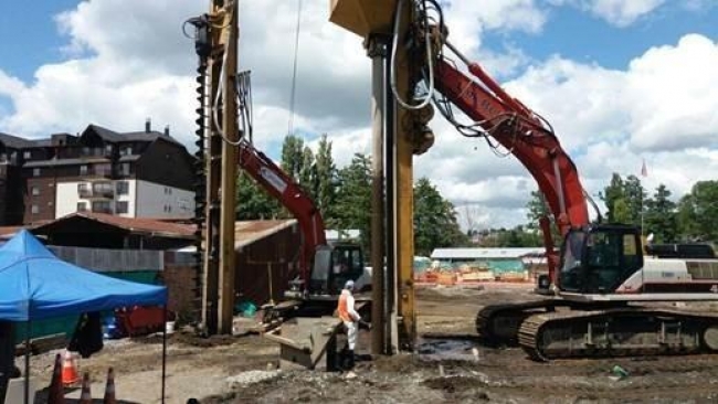 The Geopier Impact® system in action in Puerto Varas, Chile ...