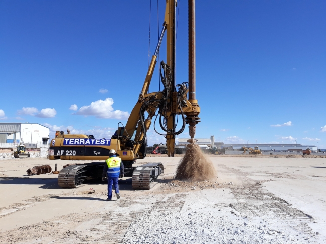 Geopier goes in Spain with the Geopier GP3® | Geoengineer.org