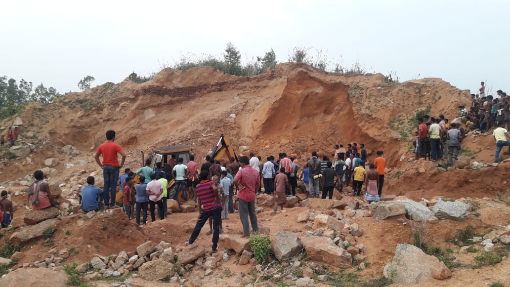 A landslide and a wall collapse struck the Indian state of Odisha in ...