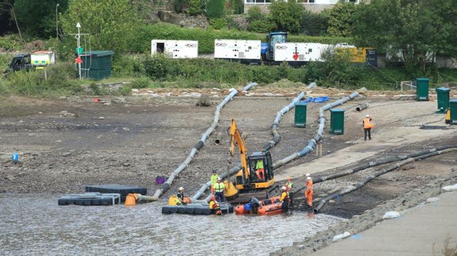 Potential dam collapse in U.K.: Authorities evacuated an entire town ...