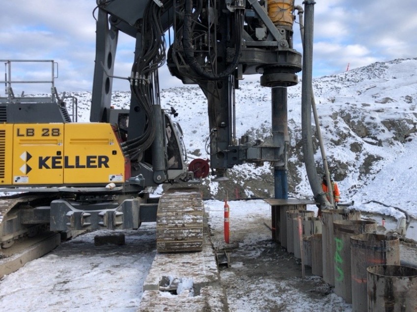 Keller performs its first O-pile project in Canada | Geoengineer.org