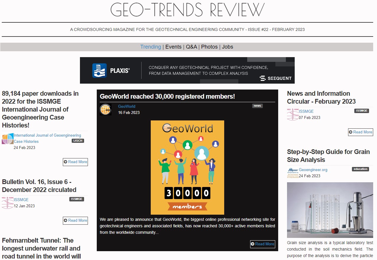 "Geo-Trends Review" twenty-second issue is published! | Geoengineer.org