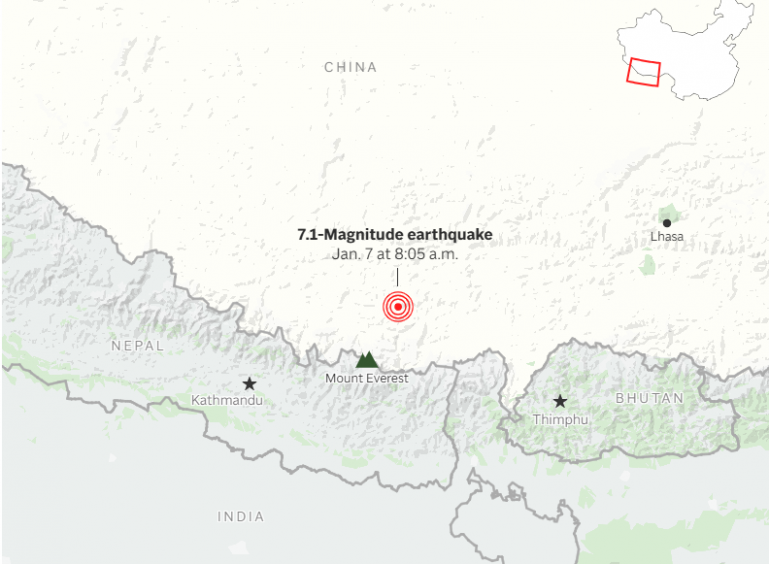 Seismic Devastation in Tibet: Earthquake Claims Hundred's of Lives and ...