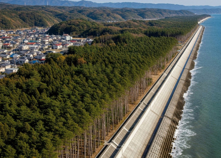 Balancing Coastal Risk: Japan’s 395–430 km Tsunami Seawall with Nature ...