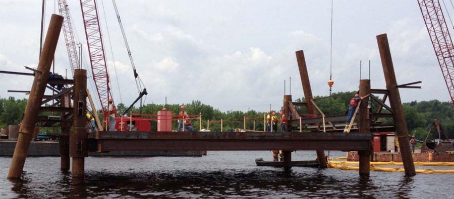 Drilled shafts ready for new St. Croix Crossing Bridge | Geoengineer.org