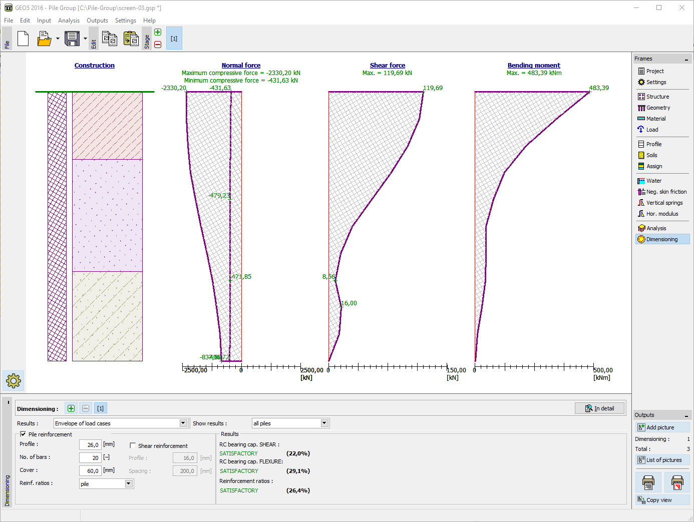GEO5 Pile Group | Geoengineer.org
